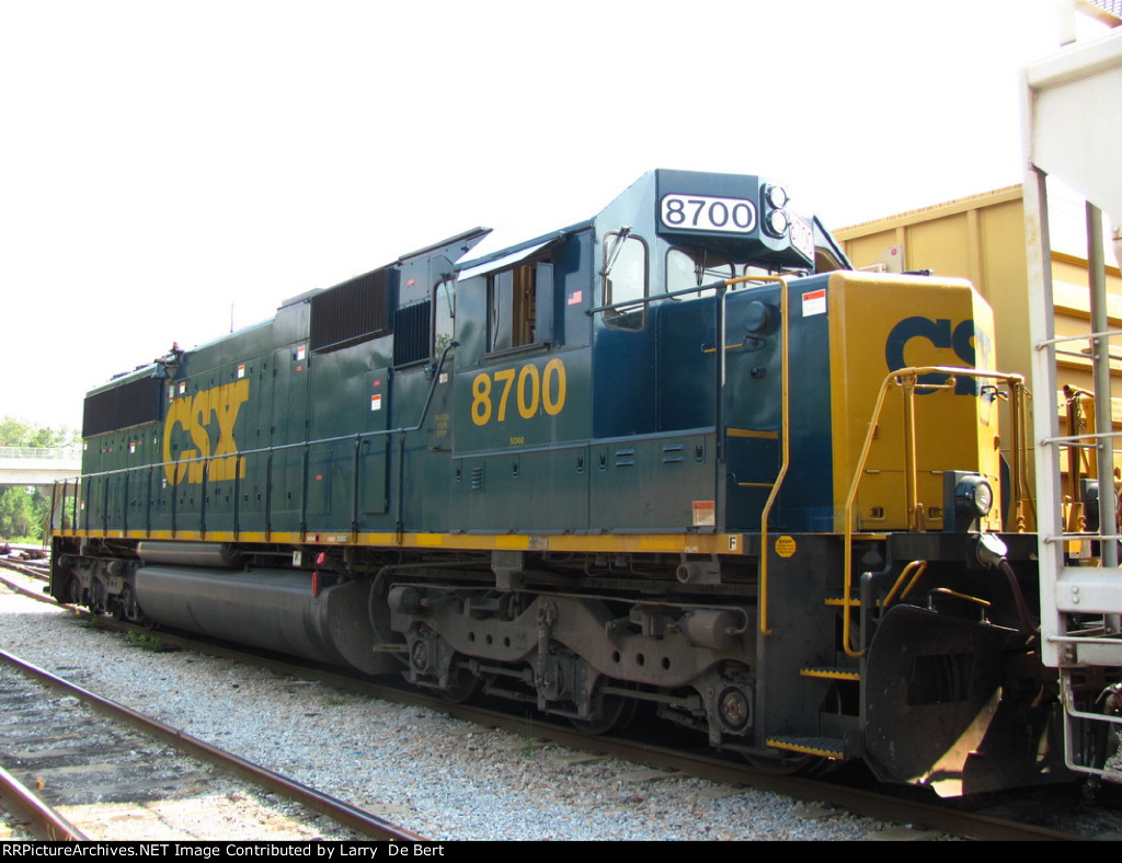 CSX 8700 The first SD60 for CSX